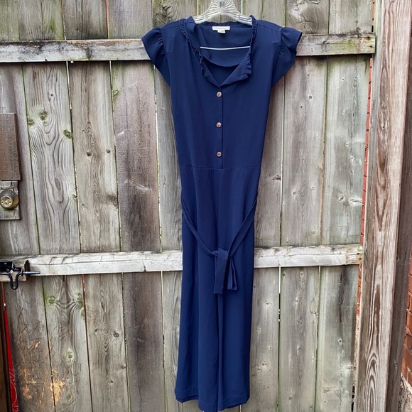Monteau | Pants & Jumpsuits | Monteau Jumpsuit Sz L | Poshmark